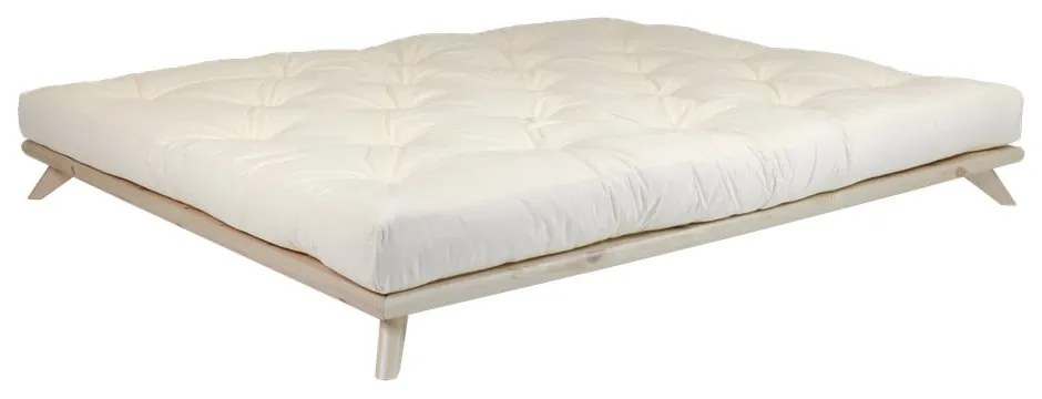 Dvoulůžková postel Karup Design Senza Bed Natural, 160 x 200 cm