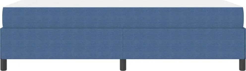 Rám postele s matrací Modrá 90 x 190 cm textil 3399098