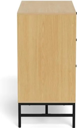 ACTONA Komoda ALBANY hnědá 80,6x40x80,4 cm