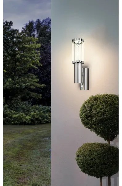Eglo 94128 - LED venkovní osvětlení s čidlem TRONO STICK 1xGU10/3W + LED/3,7W IP44