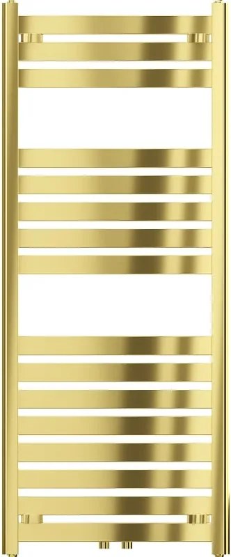 Mexen Uran koupelnový radiátor 1200 x 500 mm, 422 W, zlatý - W105-1200-500-00-50