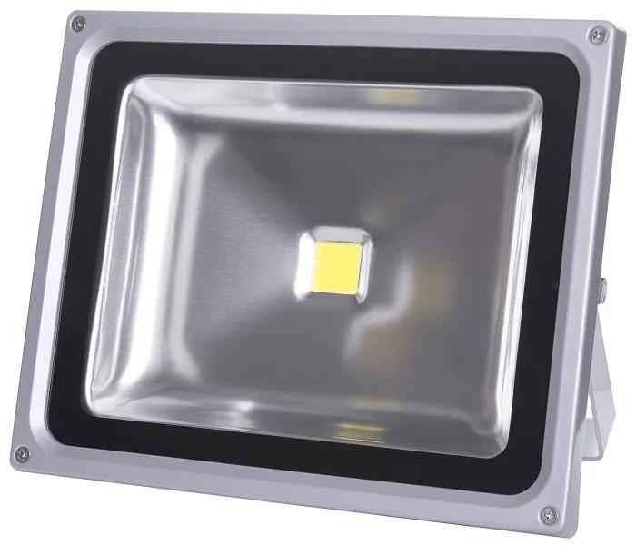 Ecolite Šedý LED reflektor 50W Barva světla: Teplá bílá RLEDF03-50W/3500