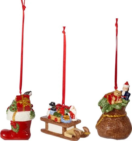 Villeroy & Boch V&B Nost.Ornaments Závěsná dekorace 3ks 14-8331-6685