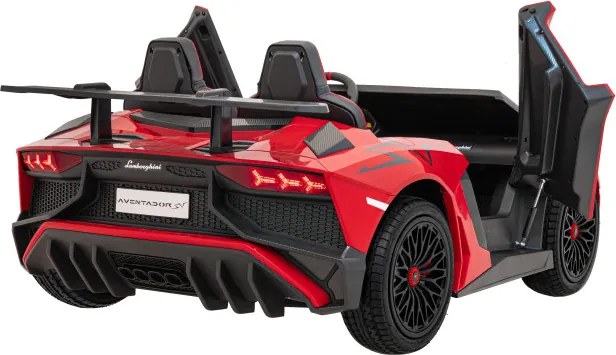 Dětské elektrické autíčko Lamborghini Aventador SV 24 V červené