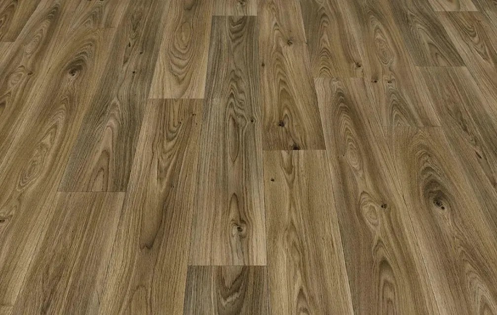 BEAUFLOR PVC podlaha - lino QUINTEX GAMBEL OAK 669D - tmavě hnědé dřevo ŠÍŘKA: 4 m