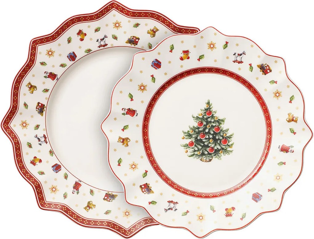 XXXLutz SADA MĚLKÝCH TALÍŘŮ 29+14 cm Villeroy & Boch - Jídelní talíře - 003407140101