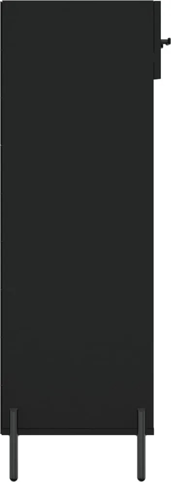 vidaXL Botník 60 x 35 x 105 cm kompozitní dřevo [829621] Barva: šedá sonoma