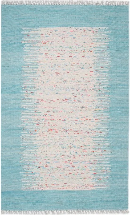Modrý koberec Eco Rugs Akvile, 80 x 150 cm