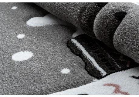 Dywany Luszczow Kusový koberec kulatý PETIT Lama, šedý Rozměr koberce: 140 cm KRUH