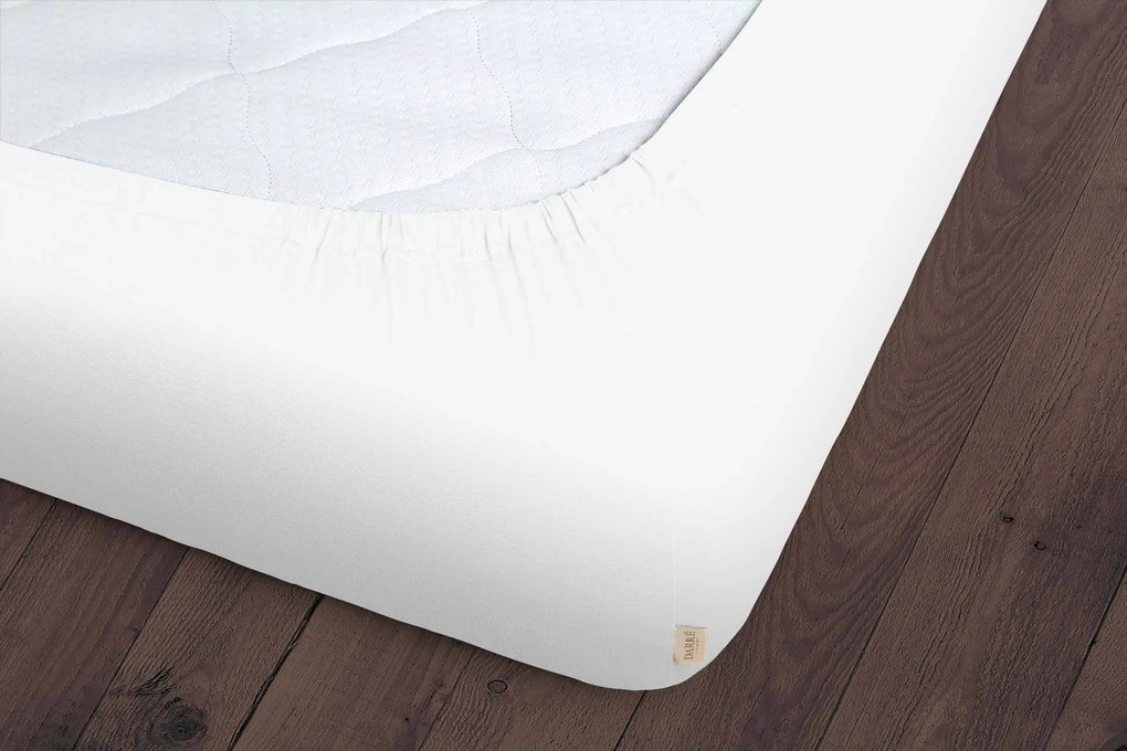 Jersey prostěradlo bílé na výšku matrace do 30 cm Velikost: 90 x 220