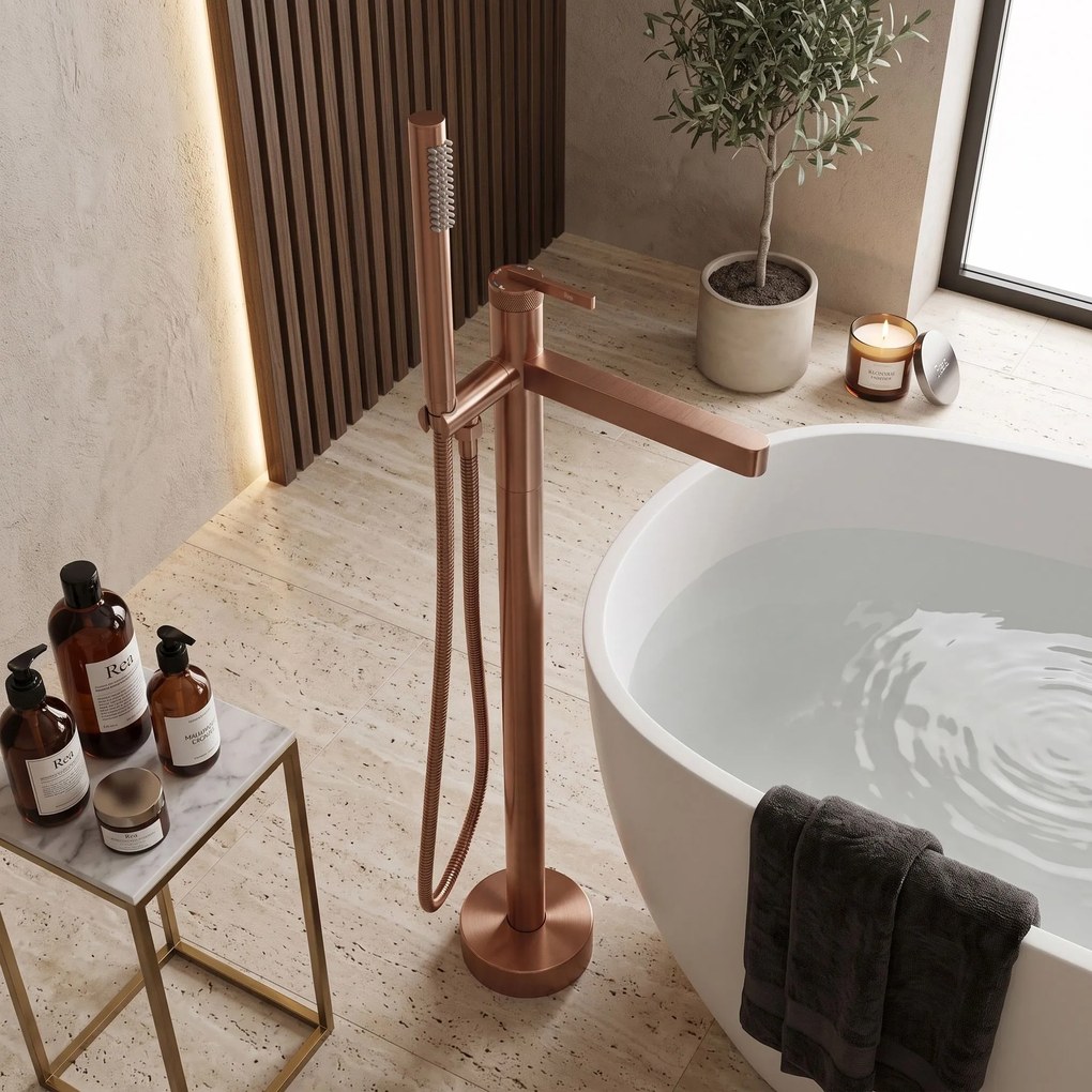 Rea, Volně stojící baterie Rea Grace Brush Copper, REA-B2237