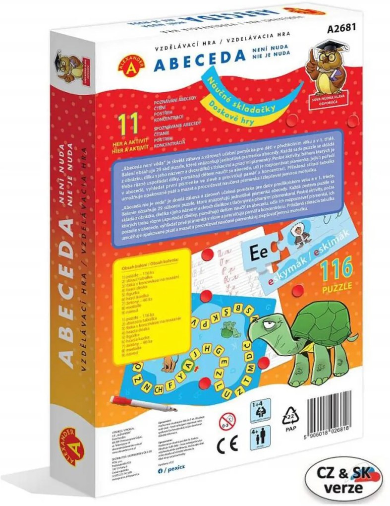 ALEXANDER Hra Abeceda není nuda 11v1 *SPOLEČENSKÉ HRY* pxa2681