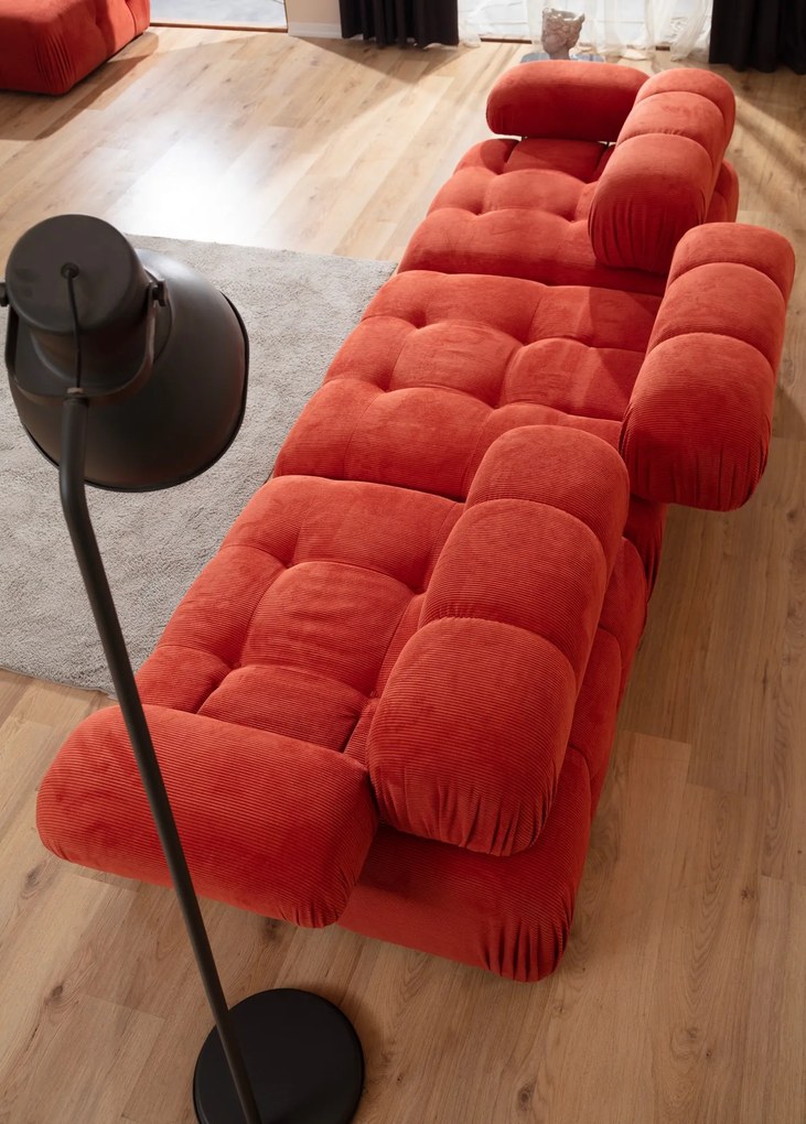 Atelier del Sofa 3-místná pohovka Doblo 3 Seater ( L1-O1-1R) - Red, Červená