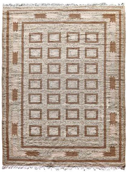 Hans Home | Ručně vázaný kusový koberec Guggenheim DESP P81 Brown Natural - 140x200