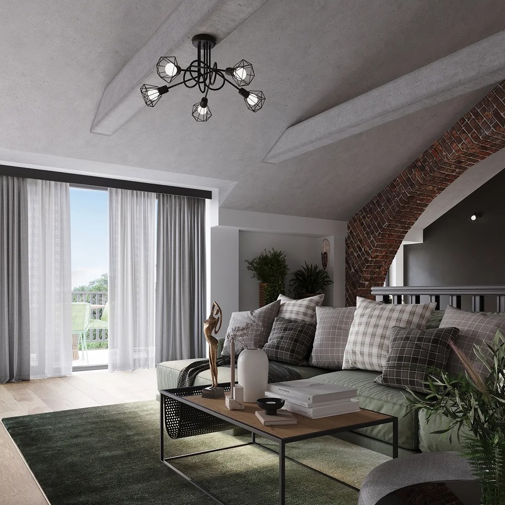Sollux Lighting Nástěnné svítidlo ARTEMIS 1S černé