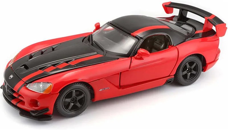Bburago dodge viper srt 10 acr 1:24 červená