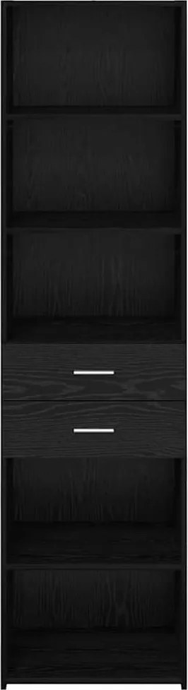 Vysoký bufet Černý dub 50 x 42,5 x 185 cm Kompozitní dřevo 3402643