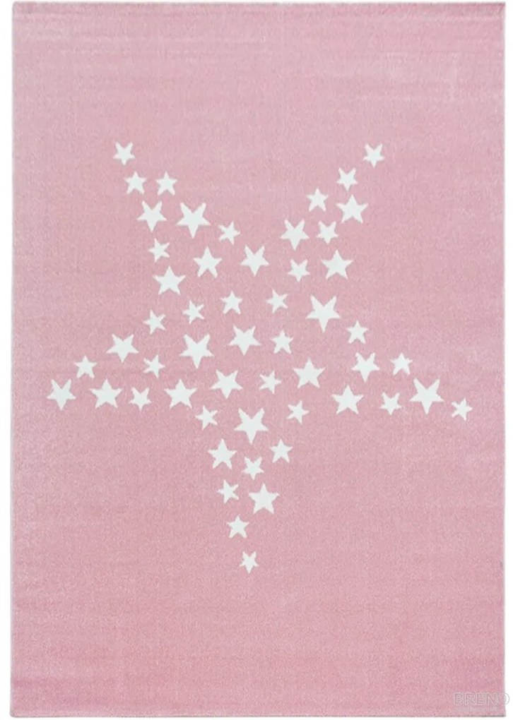 Ayyildiz Hali GmbH Kusový koberec BAMBI 870 Pink, Růžová, Vícebarevné, 160 x 230 cm
