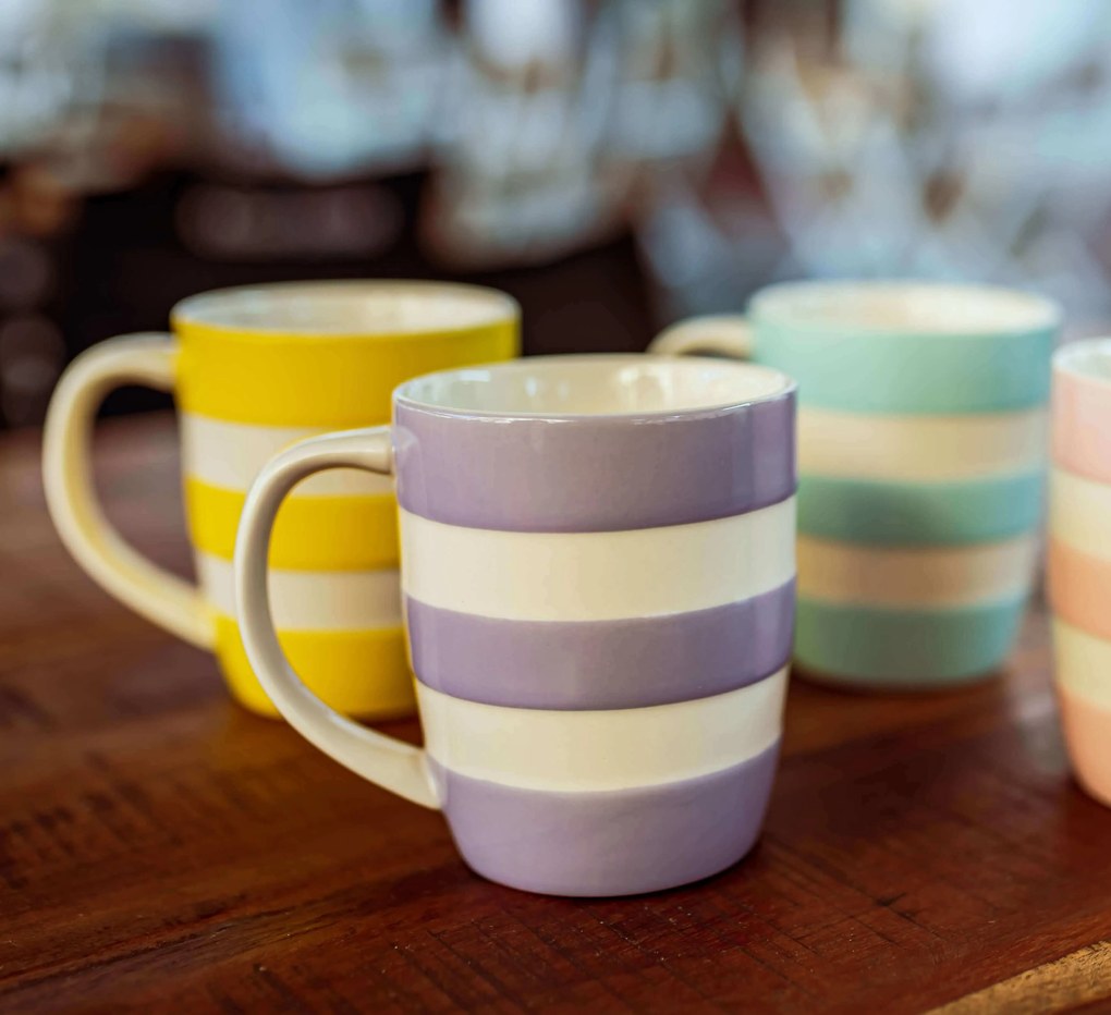 Hrnek Violet Stripes 340ml - Cornishware