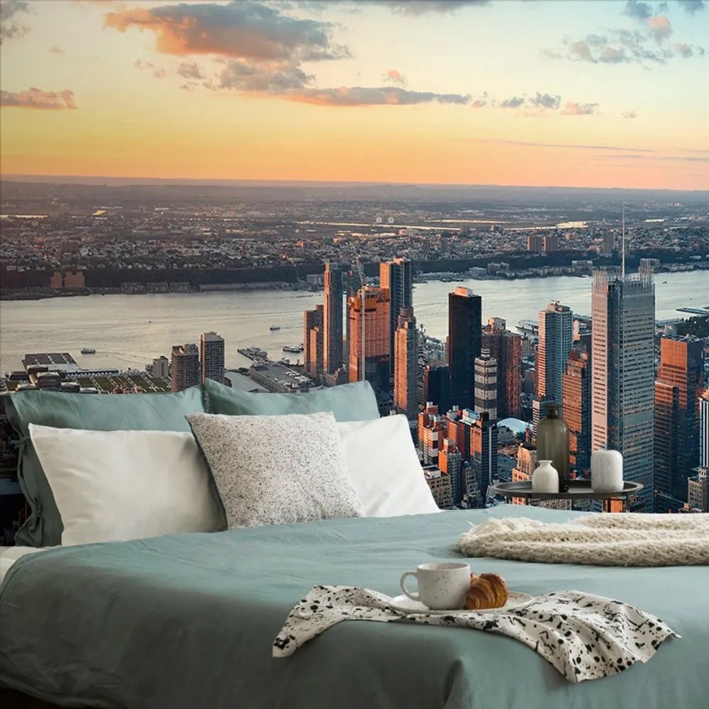 Samolepící fototapeta panoráma města New York - 150x100 cm