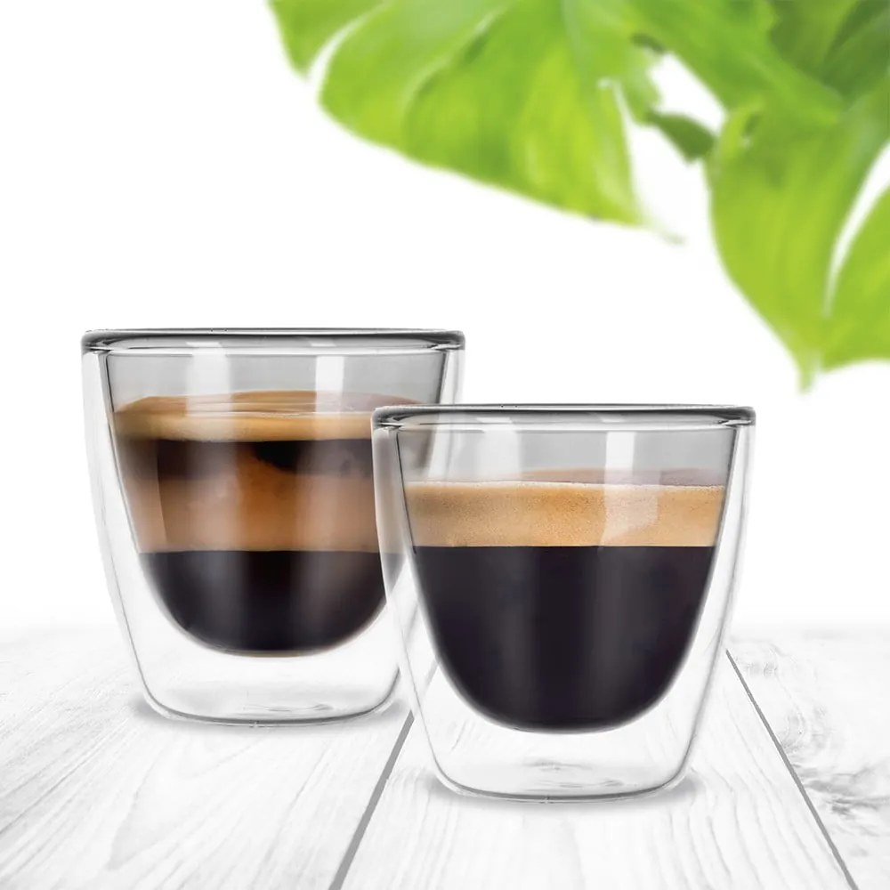Skleněné hrnky na espresso v sadě 2 ks 110 ml – Orion
