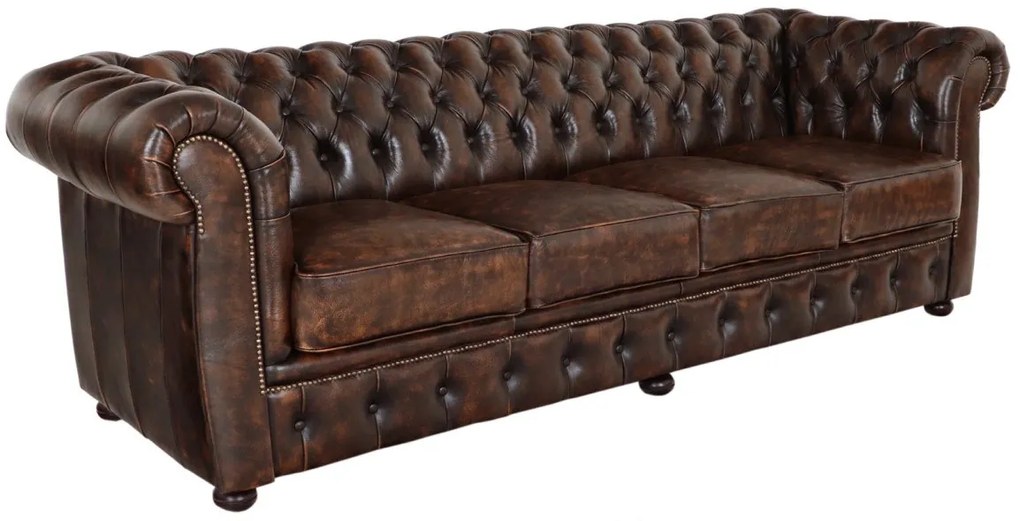 furniture-nabytek.cz - Sedačka Chesterfield čtyřmístná