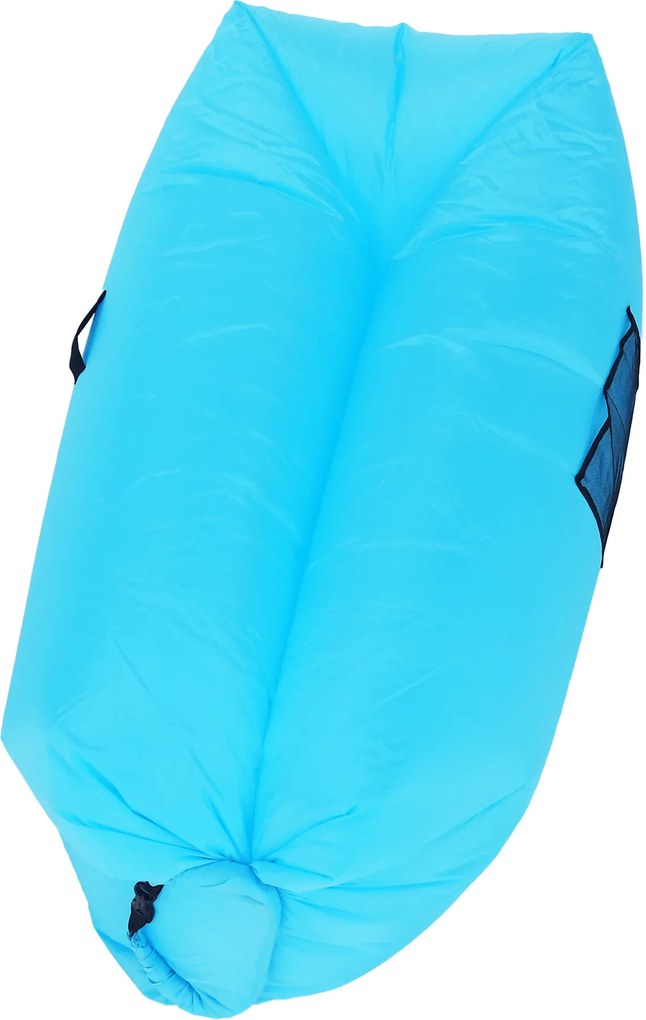 Nafukovací sedací vak/lazy bag, modrá, LEBAG