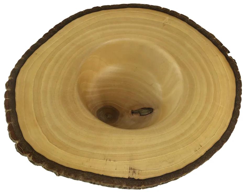 Wodlaf dřevěná miska 27x24x5 cm Luigi, ořech