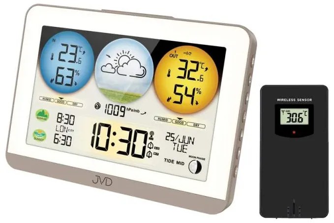 JVD Rádiem řízená meteorologická stanice JVD RB3409