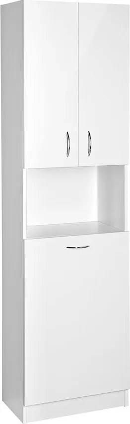 Aqualine Aqualine, SIMPLEX ECO vysoká skříňka s košem 50x180x30cm, SIME510