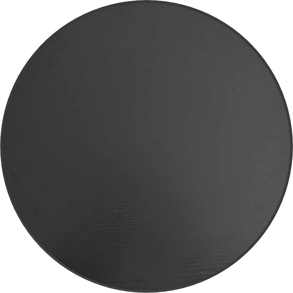 Čajový stolek černý Ø 35 cm MDF 331667