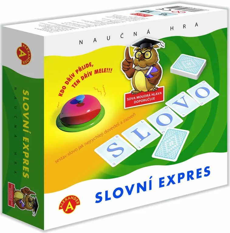 ALEXANDER Hra naučná Slovní expres *SPOLEČENSKÉ HRY* pxa0408
