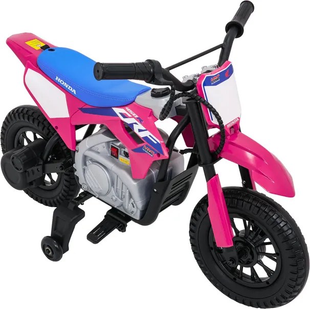 Elektrická motorka HONDA CFR450R růžová