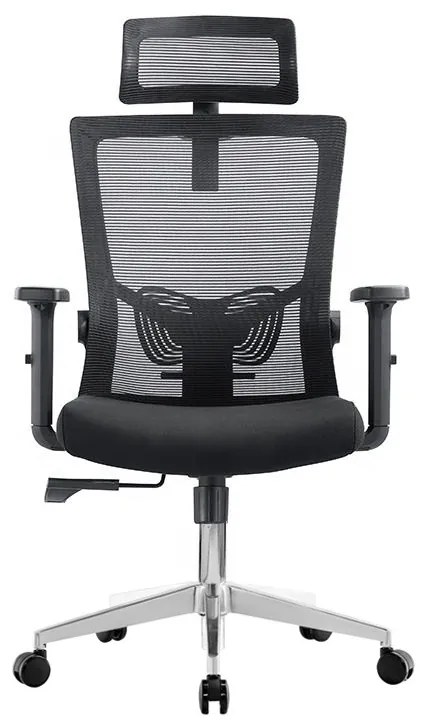 Kancelářská ergonomická židle Neoseat NOVELO — síť / látka, černá, nosnost 150 kg (rozbaleno)