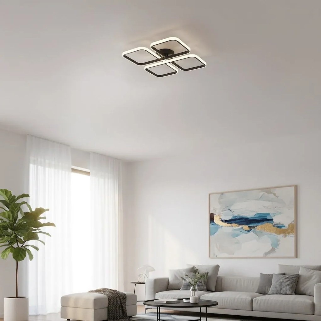 Stropní LED svítidlo Hidalgo, 1x LED 40w, 4000k, b
