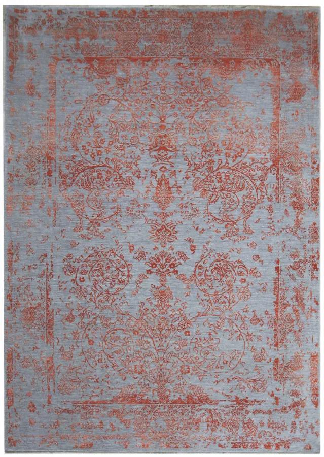 Hans Home | Ručně vázaný kusový koberec Diamond DC-JK ROUND Silver/orange - 140x200