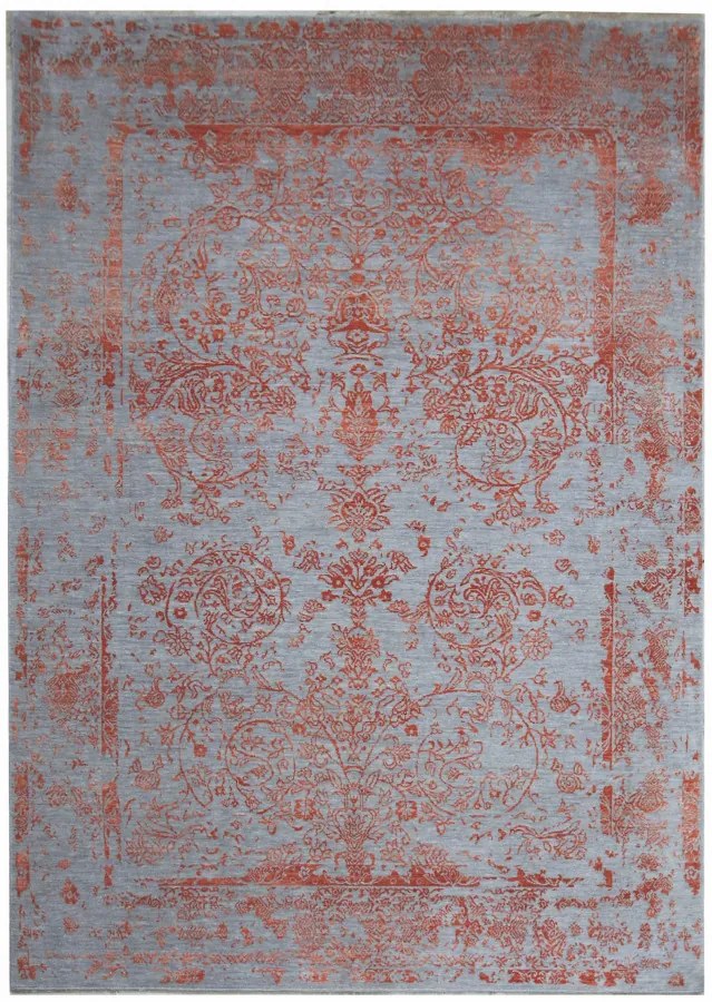 Hans Home | Ručně vázaný kusový koberec Diamond DC-JK ROUND Silver/orange - 275x365