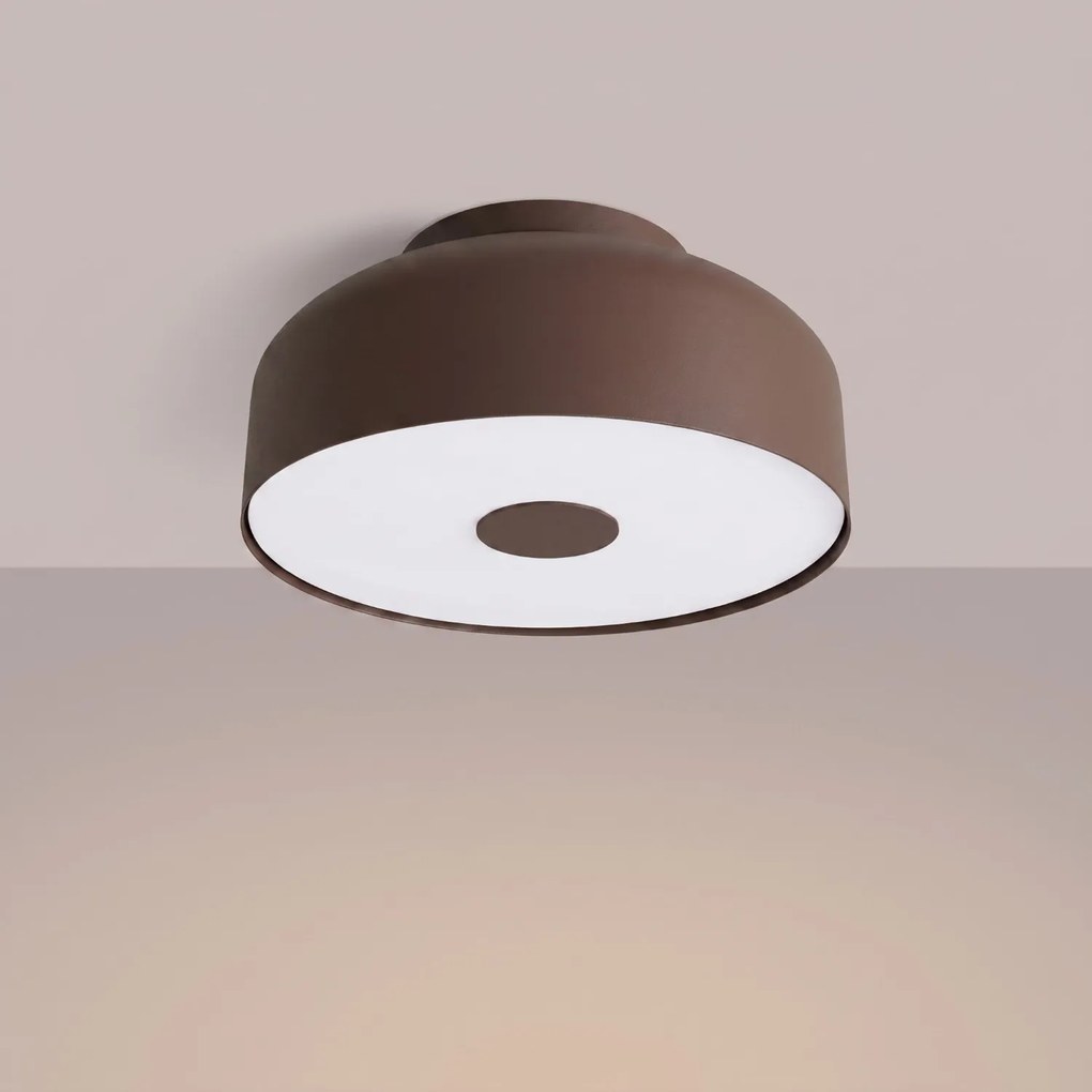 Sollux Lighting Stropní svítidlo OMIQ hnědé