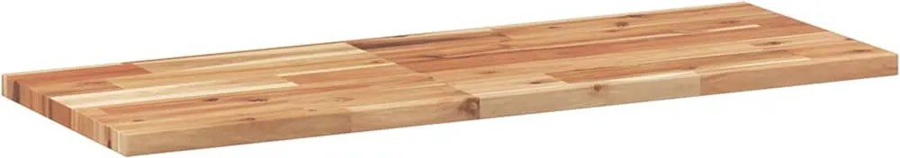 Plovoucí police 80 x 30 x 2 cm olejované akáciové dřevo 3279531