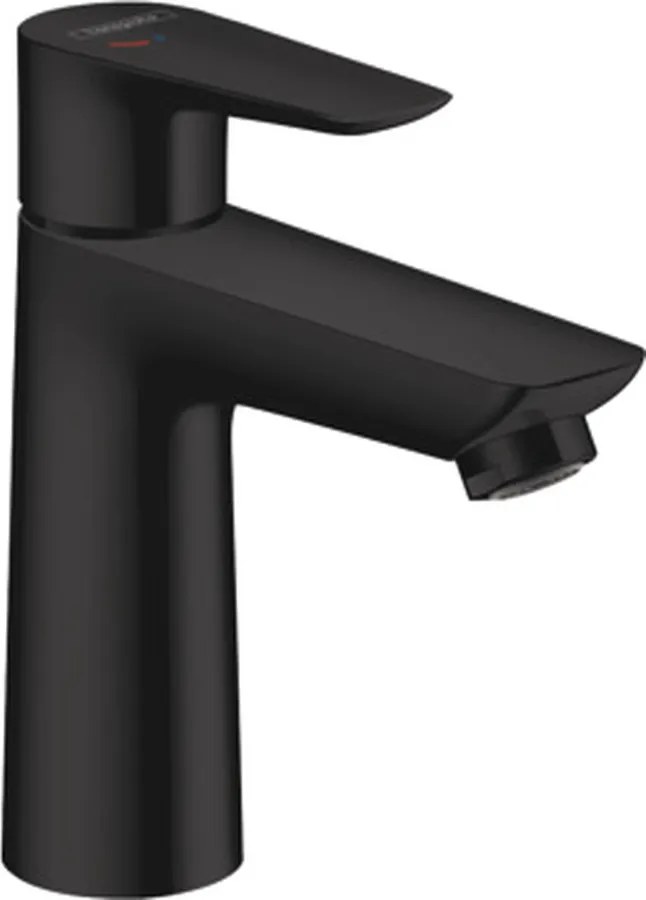 Hansgrohe Talis E, umyvadlová baterie 110 bez odtokové soupravy, CoolStart, černá matná, 71714670