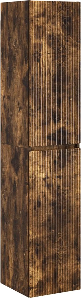 Sada koupelnového nábytku 5 ks Kouřový dub 33 x 34,5 x 160 cm 3406028
