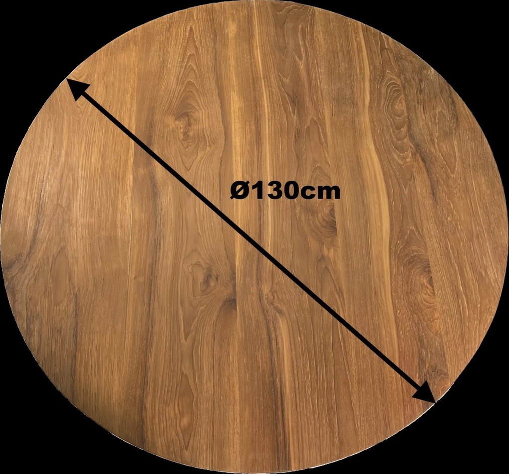 FaKOPA FLORENO-stůl z teaku Ø130cm