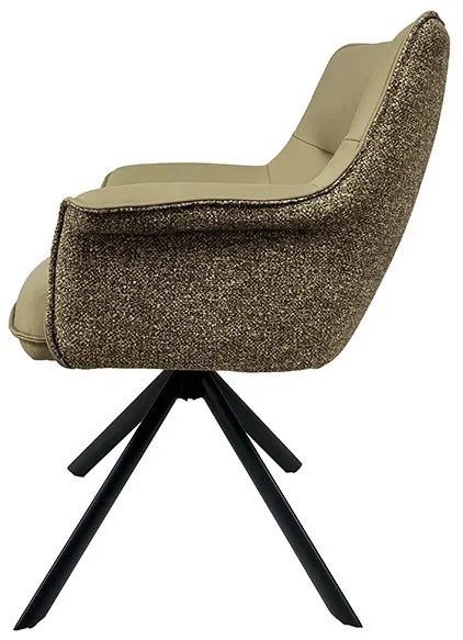 Designová otočná židle Kahikilani taupe
