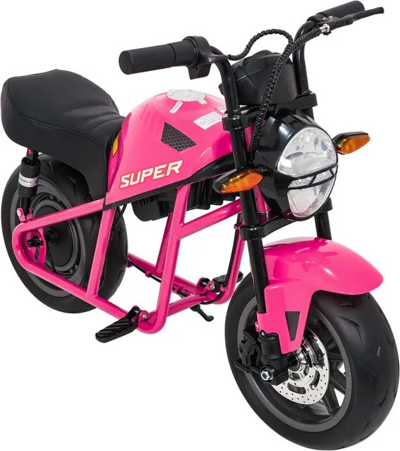 Elektrická motorka SUPERMOTO růžová