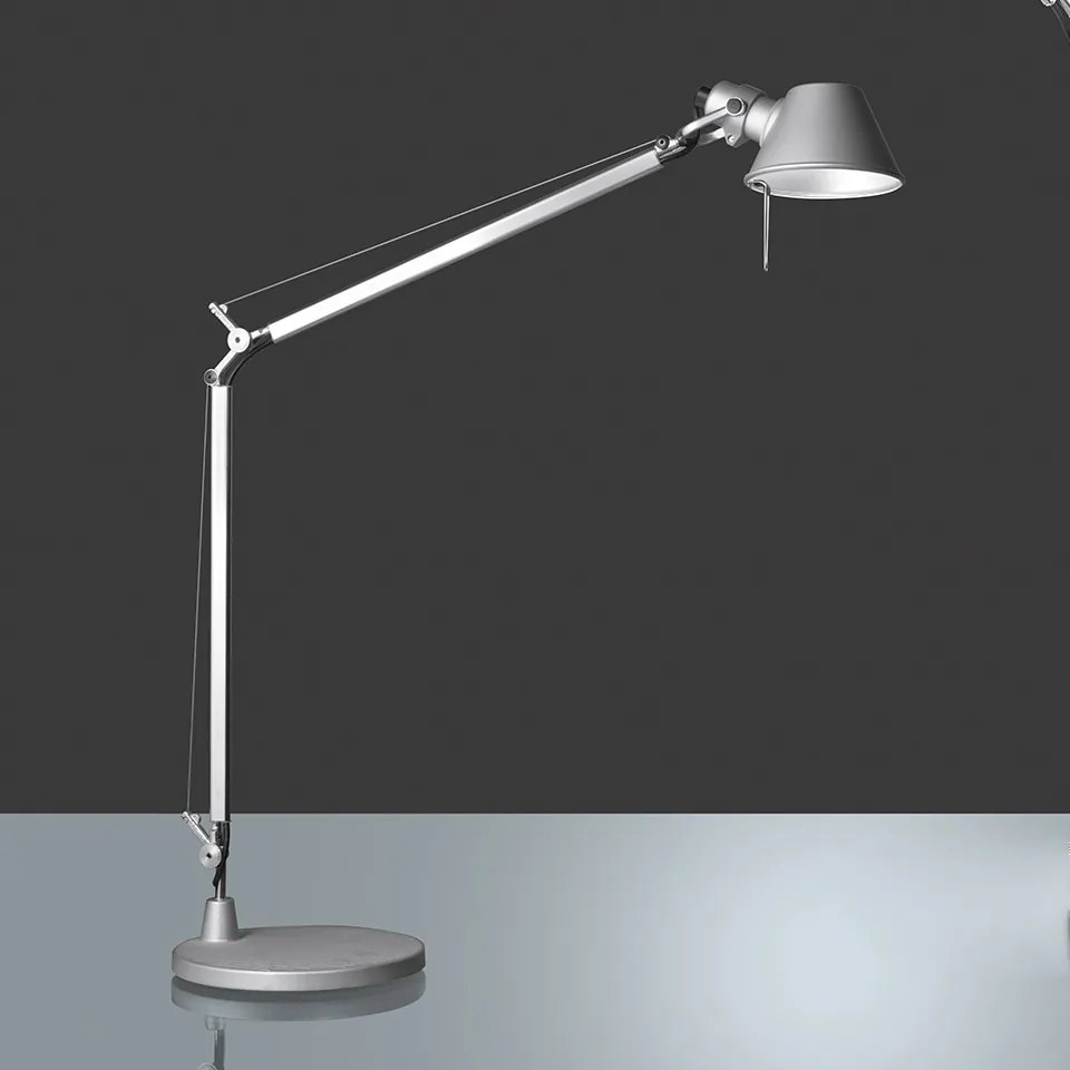 Artemide A0151W00+A003900 Tolomeo Midi Tavolo LED, designová stolní lampa, 9W LED 2700K, hliník, 100cm