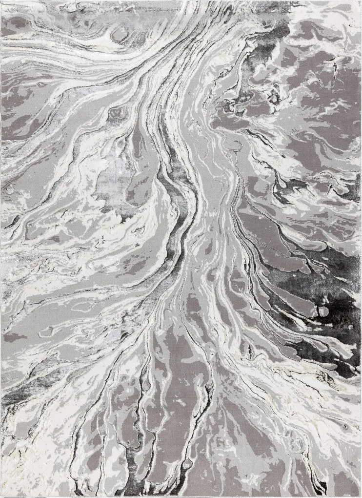 Dywany Łuszczów, Kusový koberec Bliss Z162BZ253 grey/cream, 120x170, šedá, kancelář