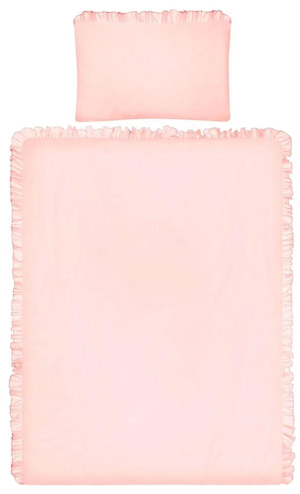 5-dílné ložní povlečení Belisima PURE 90/120 pink Barva: Růžová