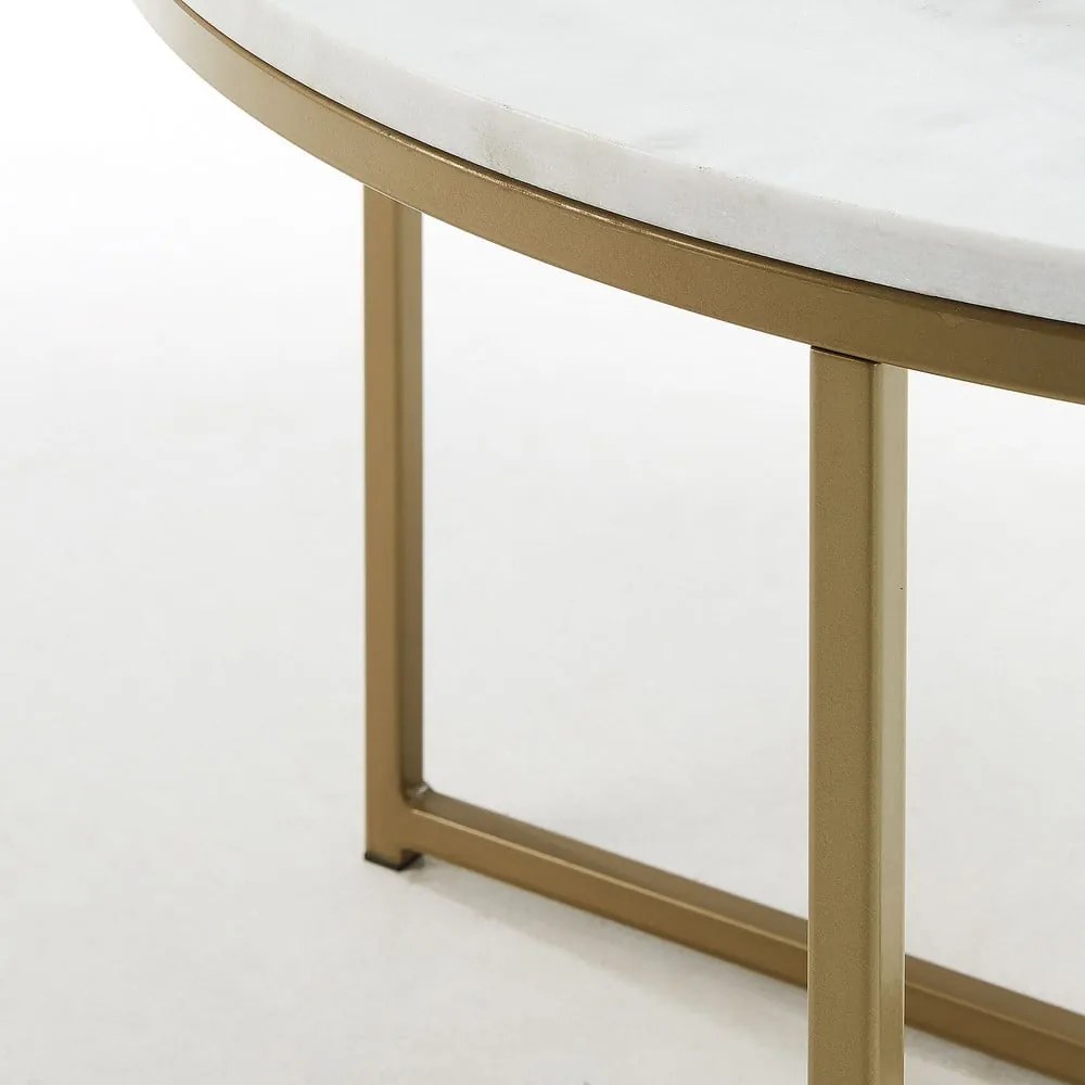 Konferenční stolek Kave Home Shefield, ø 80 cm