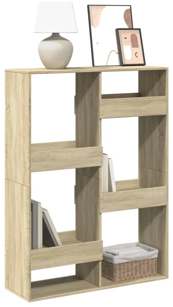 Knihovna dub sonoma 100 x 33 x 135 cm kompozitní dřevo 3309386