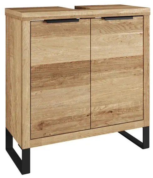 furniture-nabytek.cz - Masivní koupelnový set Sidora z divokého dubu, olejovaný, hnědý